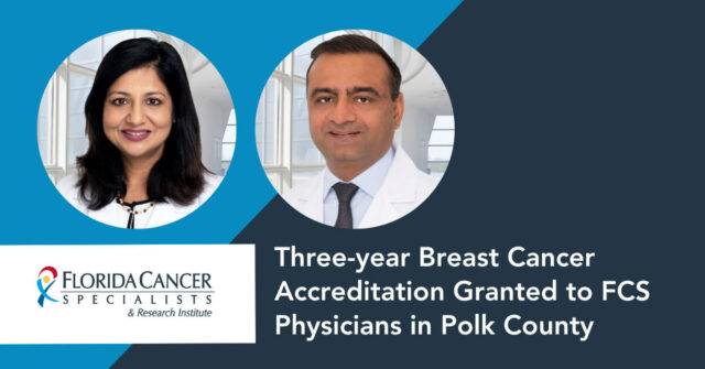 FCS granted three-year accreditation by NAPBC for breast cancer program